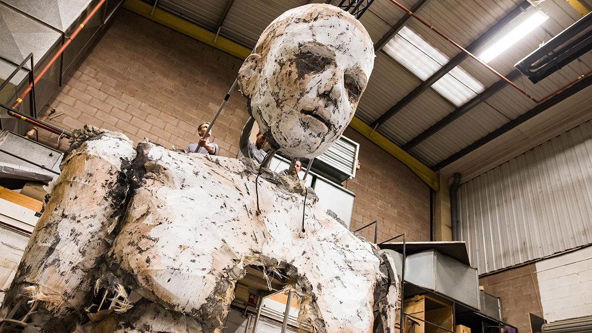 Making Hymen, the God of Marriage, for the RSC’s As You Like It